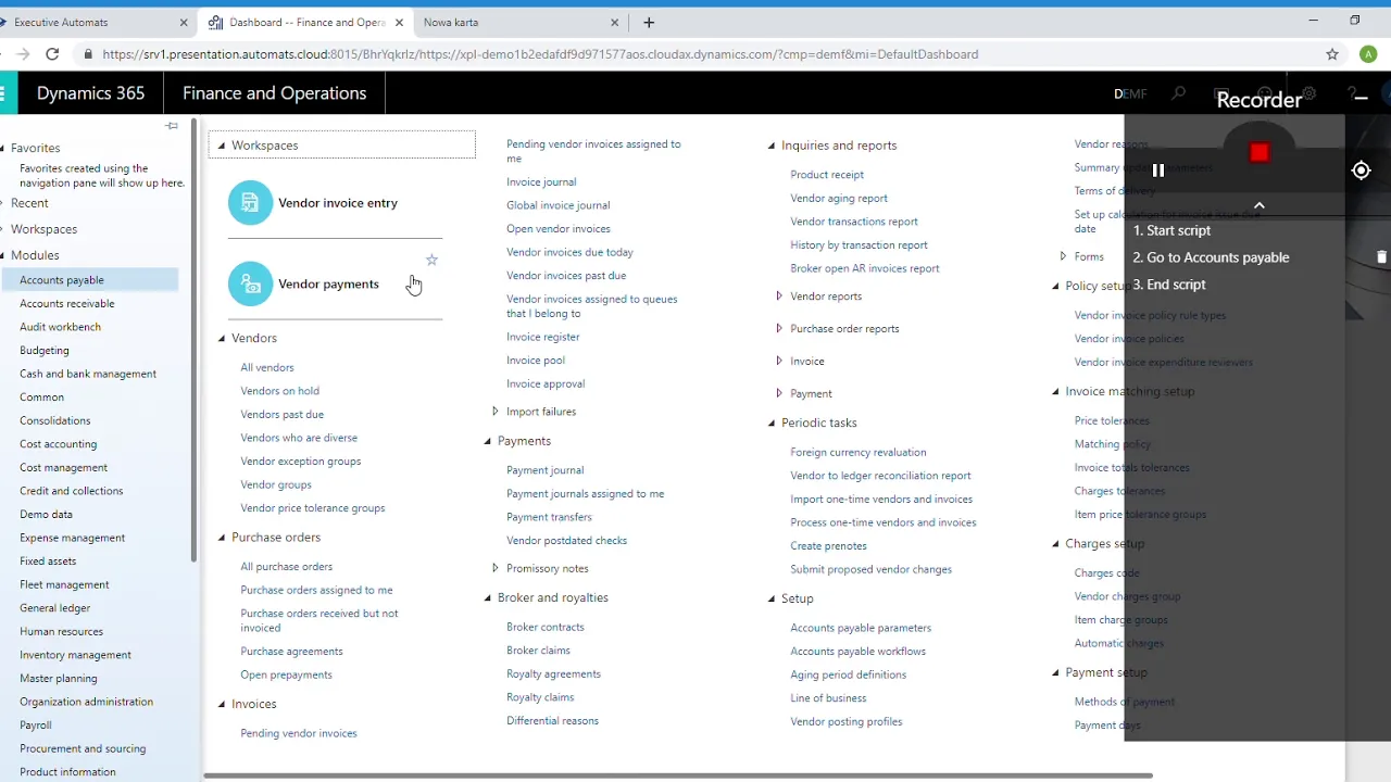 Tutorial Videos 4 — Executive Automats